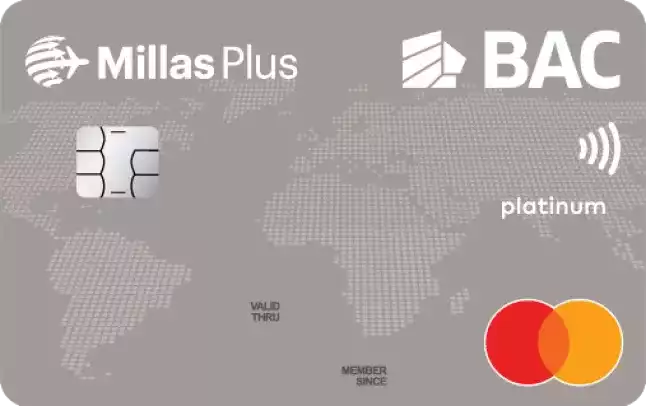 Tarjeta MillasPlus Mastercard Platinum | BAC Credomatic